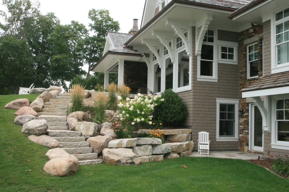 The ins and outs of natural stone retaining walls - Yardscapes